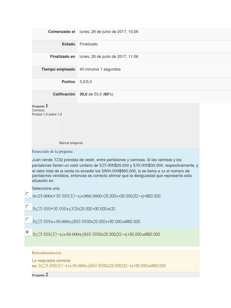 Quiz 2 Matematicas | PDF | Lógica | Números