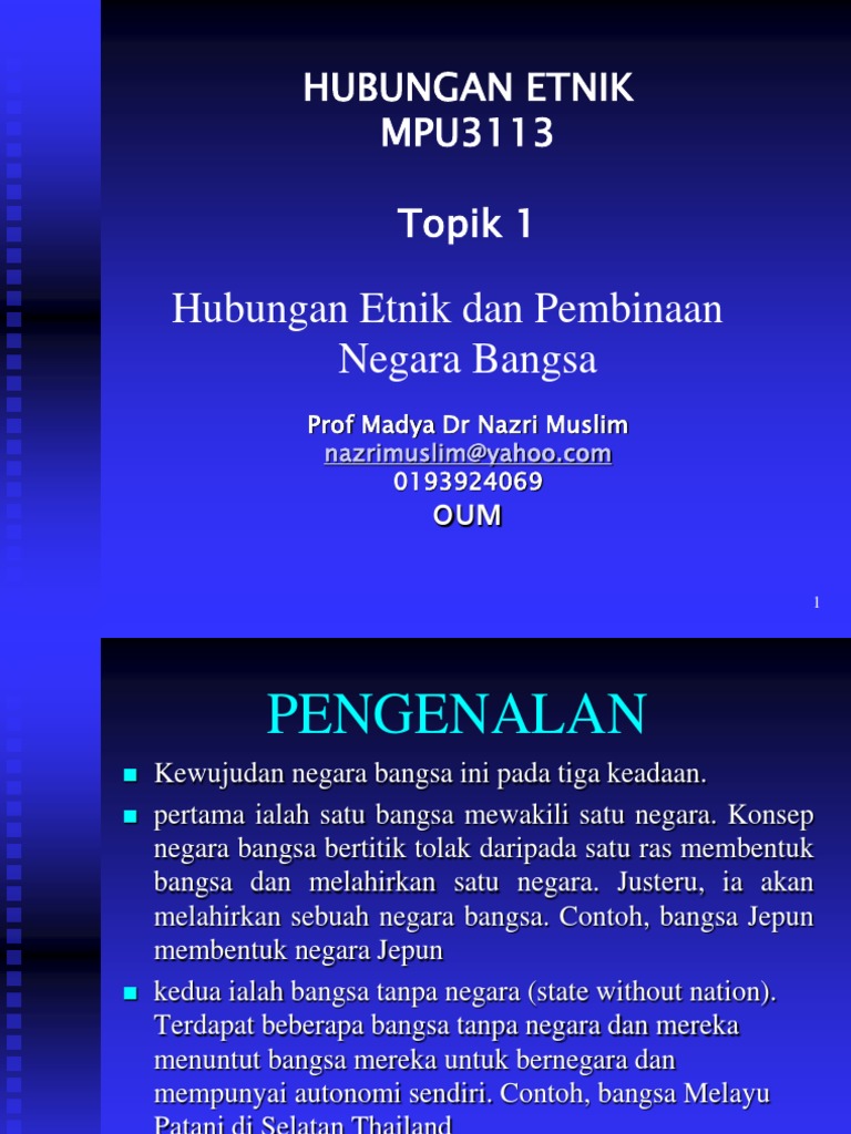 Bab 1 Pengenalan | PDF