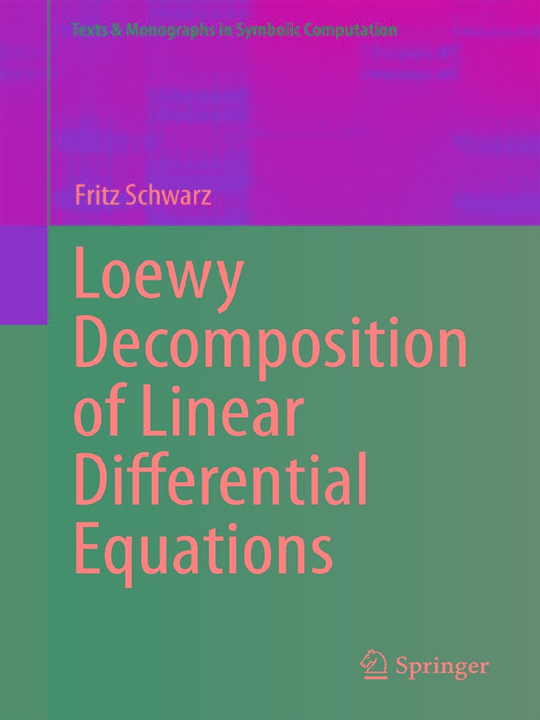 Linear Differential Equations | PDF | Partial Differential Equation | Factorization