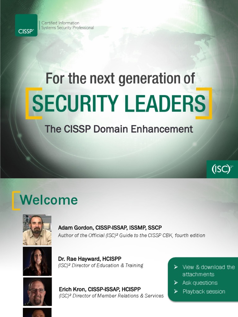 Overview of the New CISSP 8 Domain Structure | PDF | Vulnerability ...