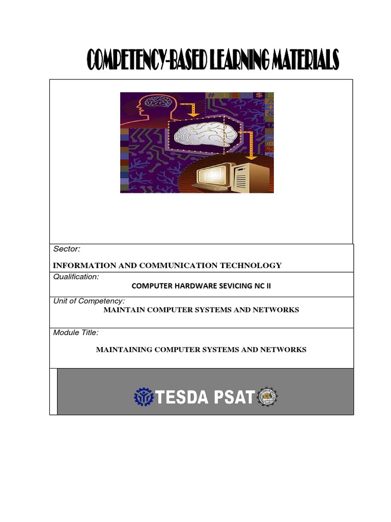 Module 4 - Maintain Computer Systems and Networks - Rony | PDF ...
