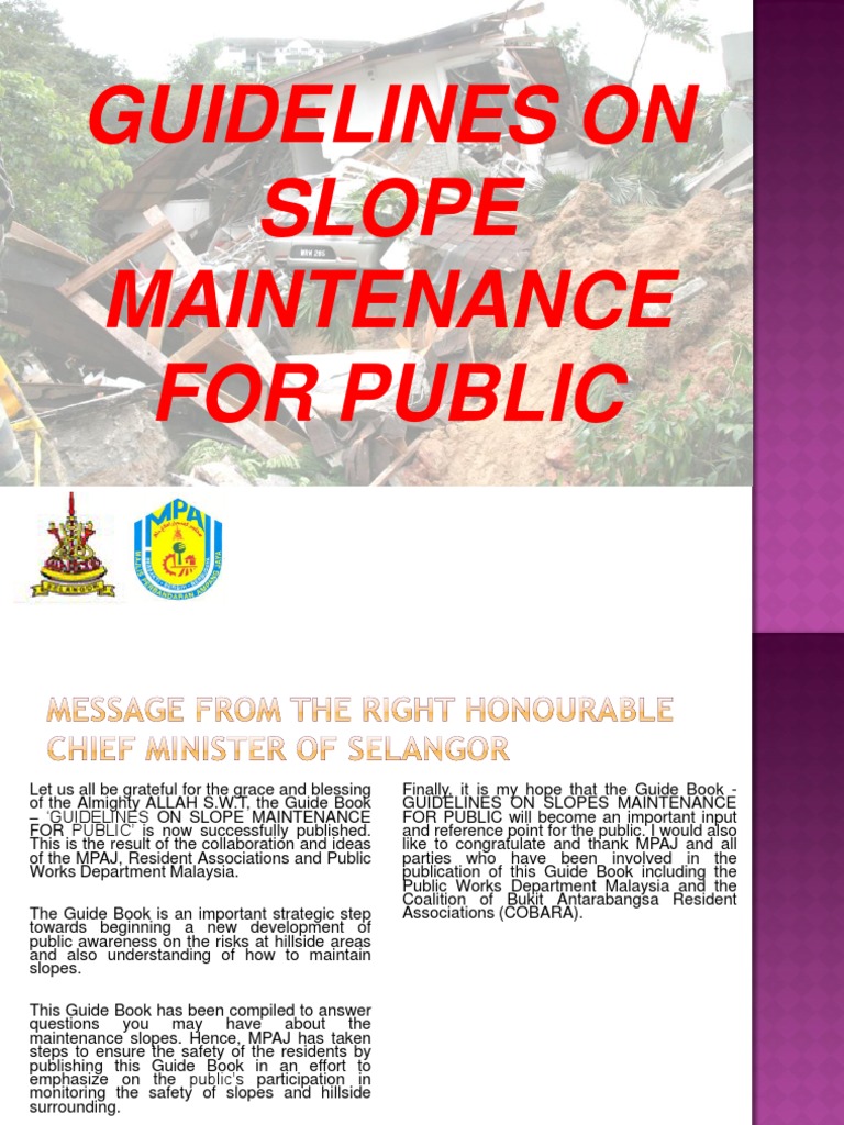 Guidelines On Slope Maintenance | PDF | Drainage | Soil Mechanics