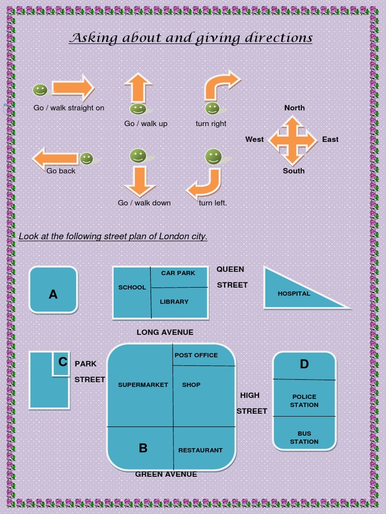 Asking About and Giving Directions | PDF | Leisure | Transport