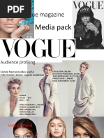 Vogue A Level Media Cheat Sheet | PDF | Vogue (Magazine) | Magazines