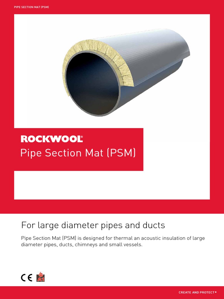 Pipe Section Mat Psm | Thermal Insulation | Duct (Flow)