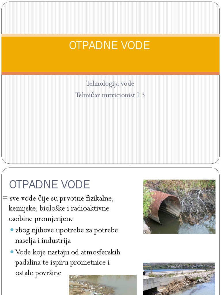 Otpadne Vode | PDF