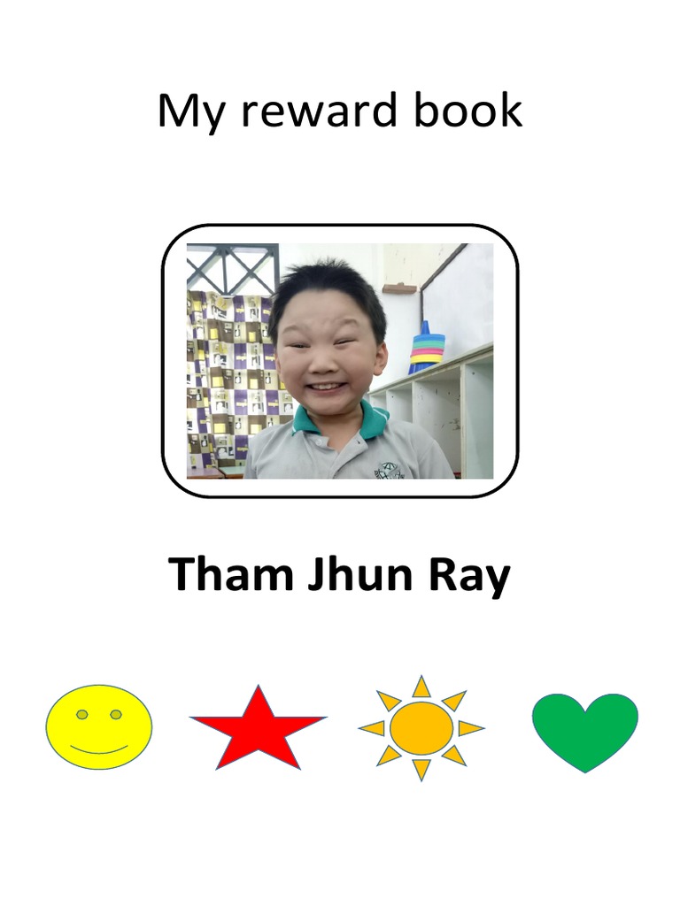 My Reward Book: Tham Jhun Ray | PDF | Language Arts & Discipline