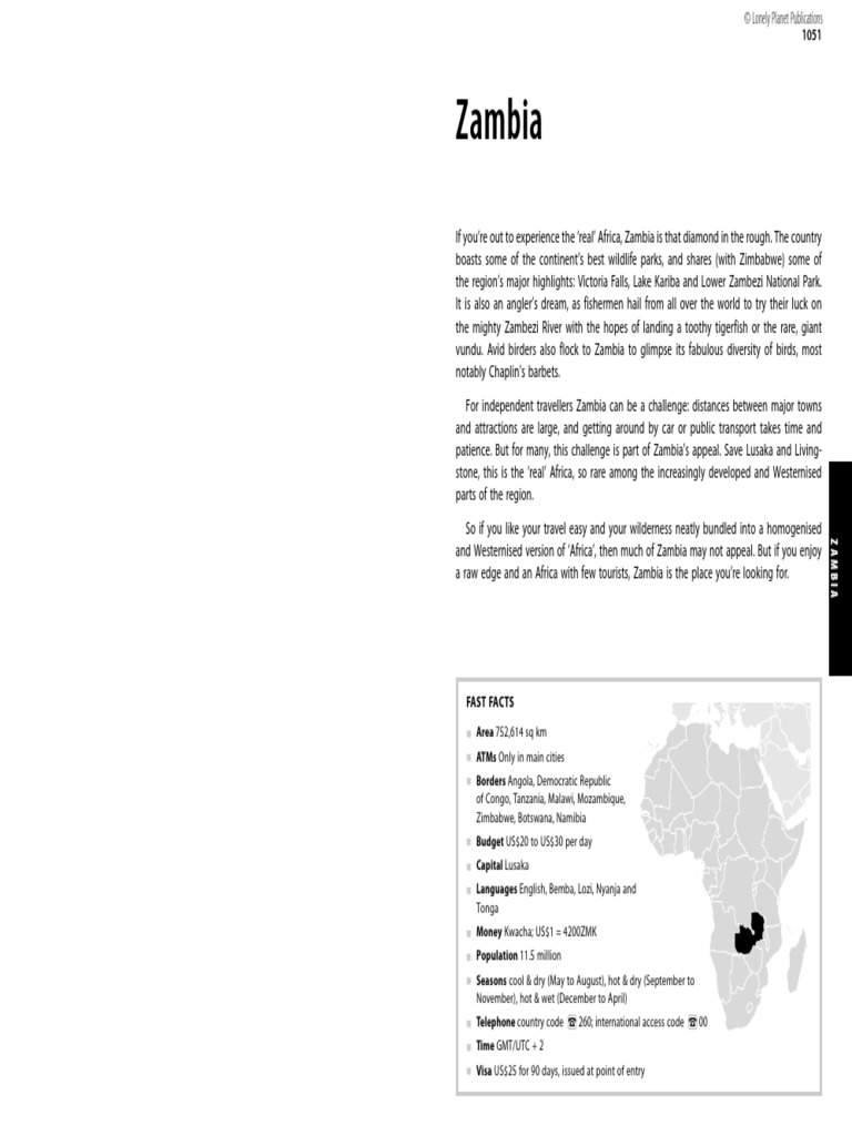 Africa-Zambia v1 m56577569830500709 PDF | PDF | Zambia | Bantu