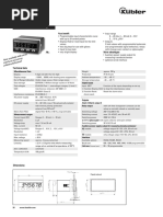 Mahr Millimar 1240 Digital and Analog Display | PDF | Engineering ...