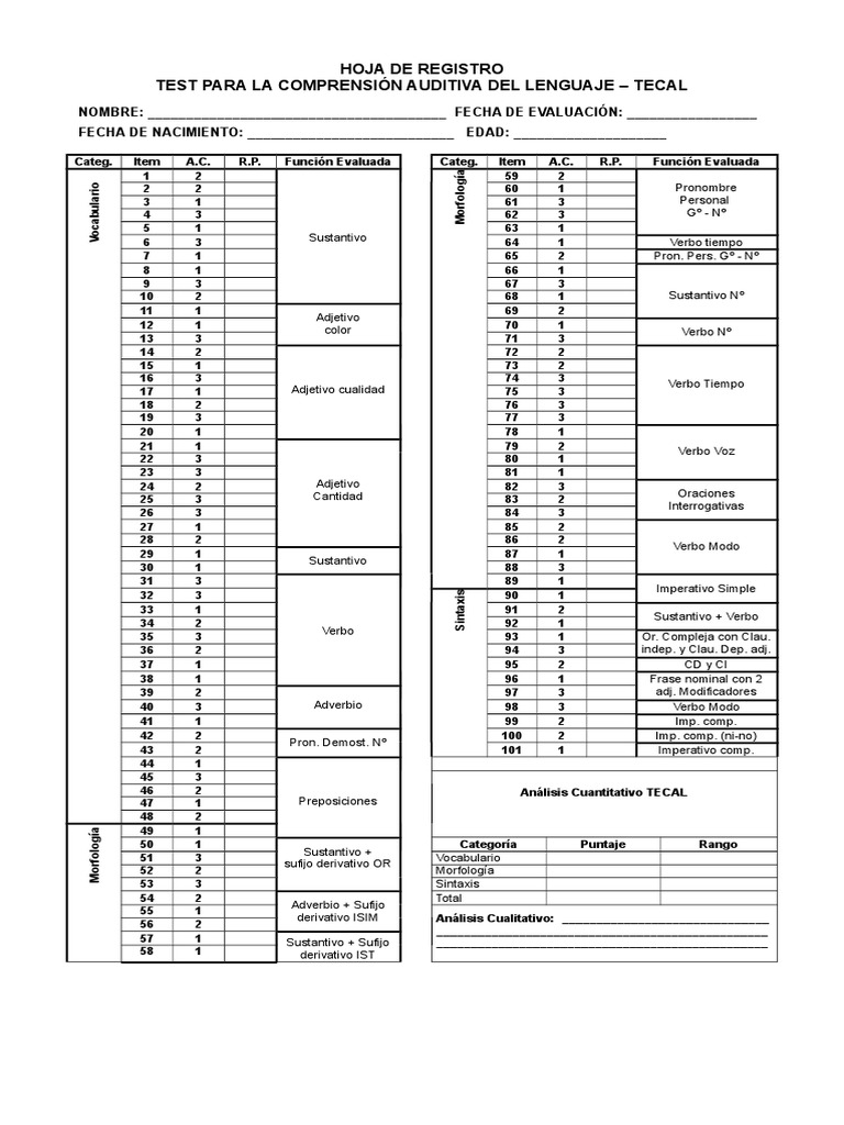 Protocolo Tecal | PDF | Onomástica | Lingüística