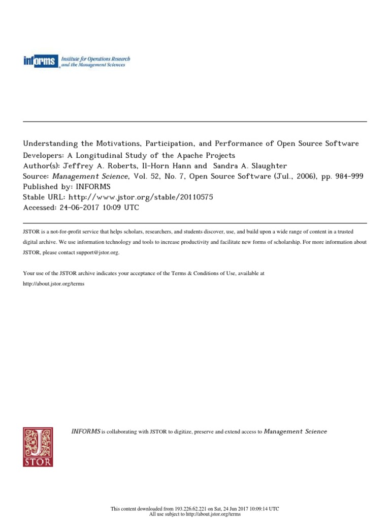 Informs Management Science: This Content Downloaded From 193.226.62.221 ...