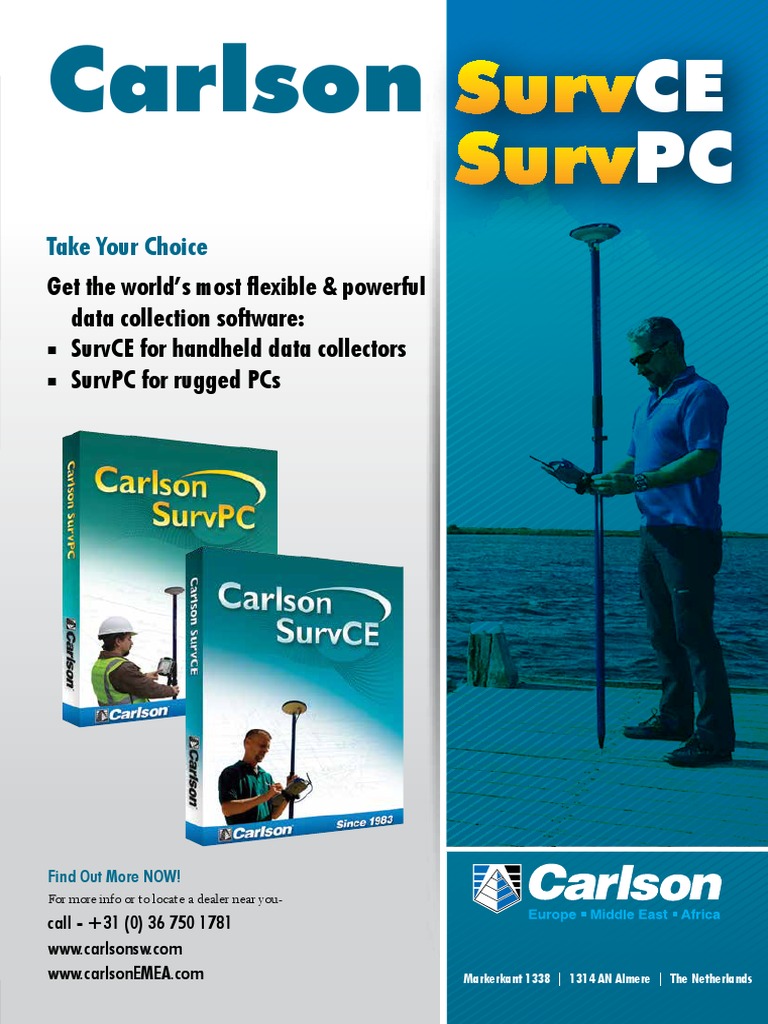 Carlson SurvCE PC Brochure | PDF | Microsoft Windows | Personal Computers