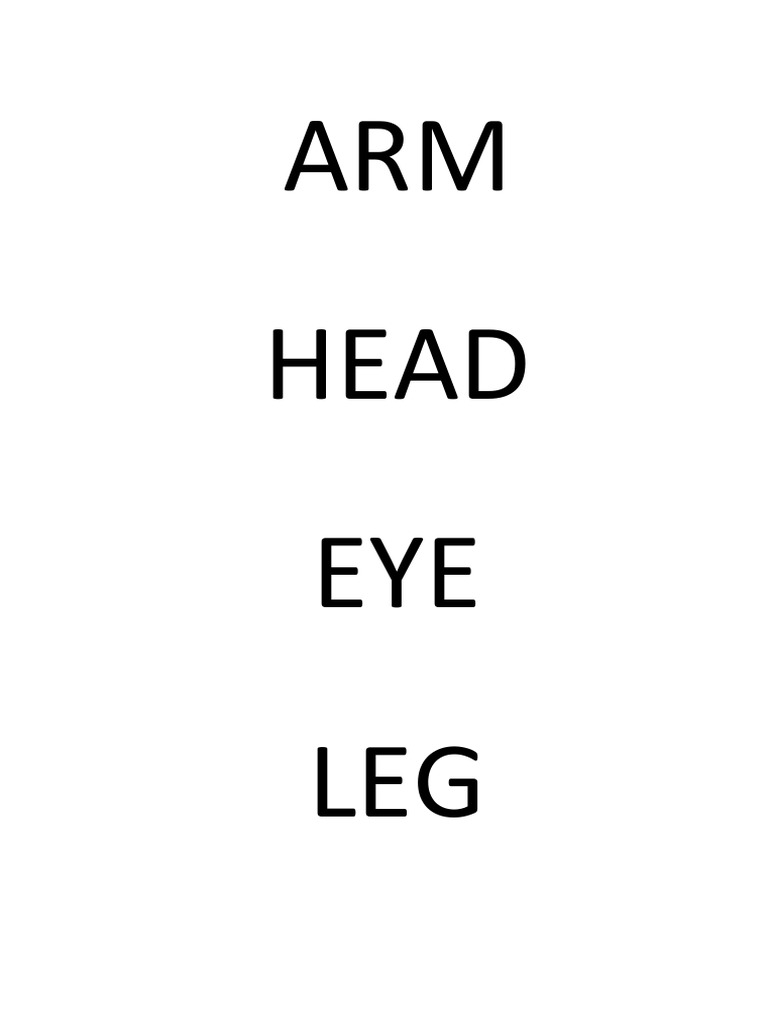 ARM Head EYE LEG | PDF | Sports