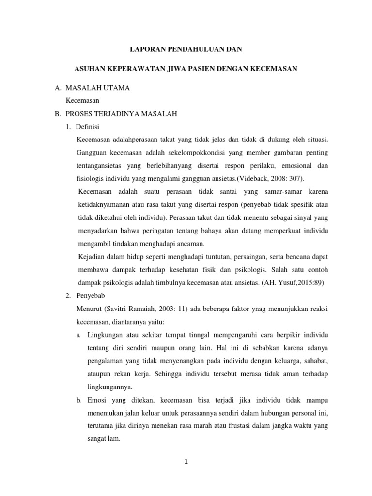 LP SP Kecemasan | PDF | Pengembangan Diri