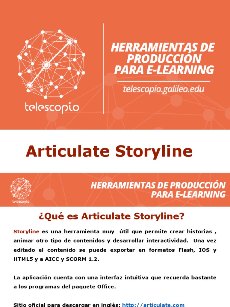 Guía de Articulate Storyline: Creación Interactiva | PDF | Microsoft ...