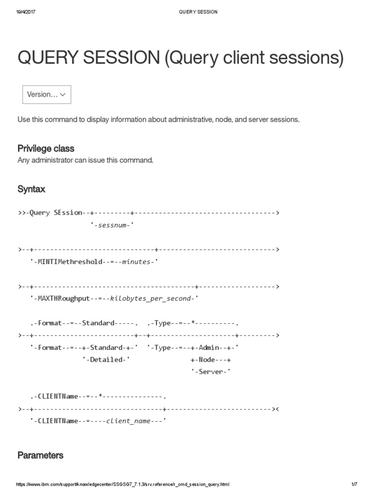 Ibm Knowledge Center - Query Session | PDF | Backup | Load Balancing ...