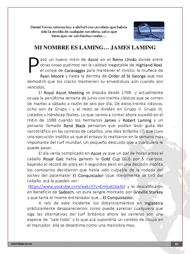 Mi Nombre Es Laming... James Laming | PDF | Ocio | Deportes