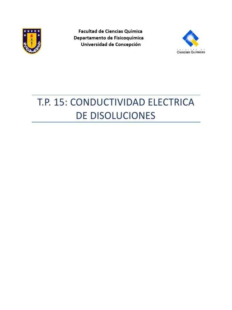 Conductividad Electrica de Disoluciones | PDF | Ácido clorhídrico | Ph