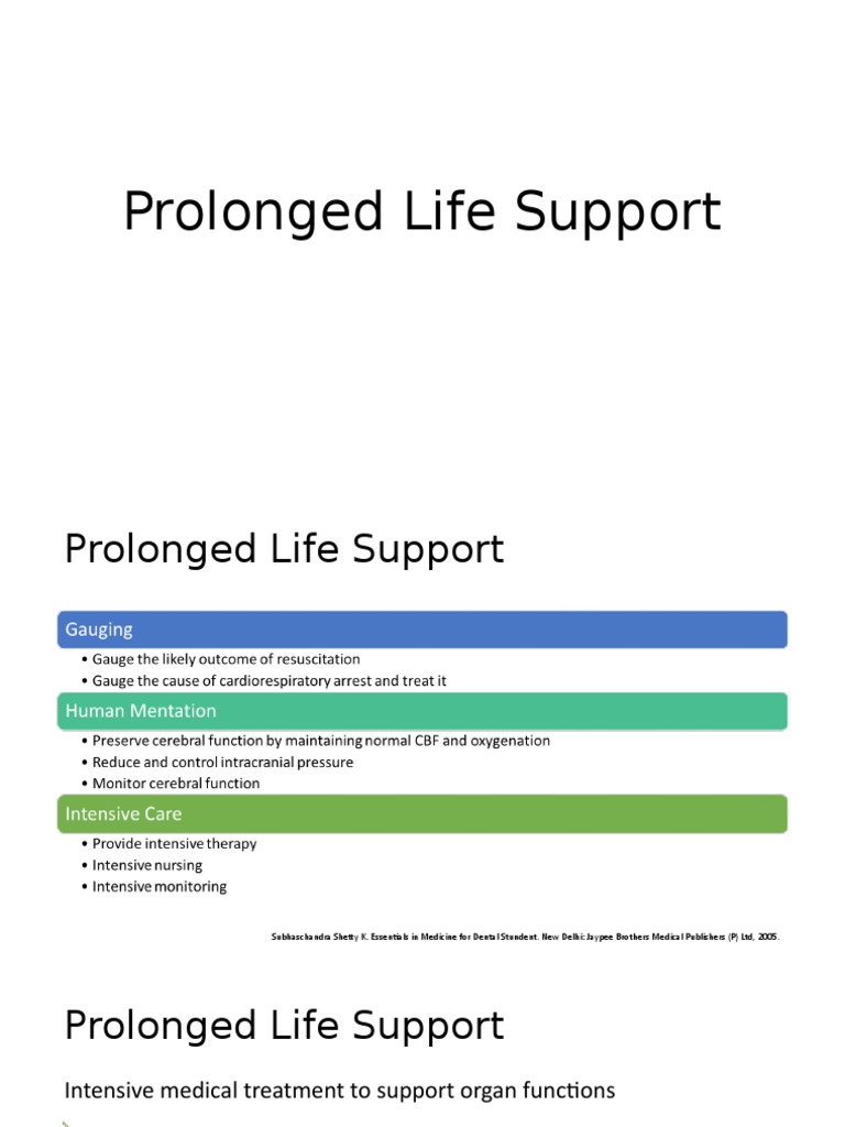 Prolonged Life Support | PDF