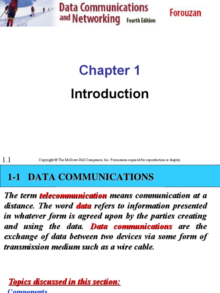 ch01 FOROUZAN DATA COMMUNICATION | Download Free PDF | Network Topology ...