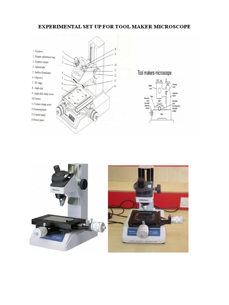 1.tool Makers Microscope | PDF | Screw | Optics