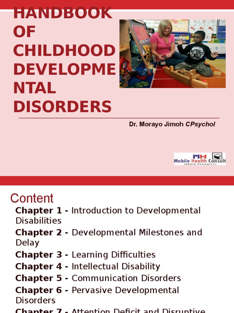 Handbook of Childhood Developmental Disorders | PDF | Attention Deficit Hyperactivity Disorder ...