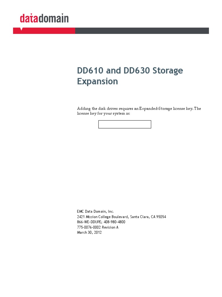 DD610 DD630 Disk Upgrade 775-0076-0002 RevA | PDF | Hard Disk Drive ...