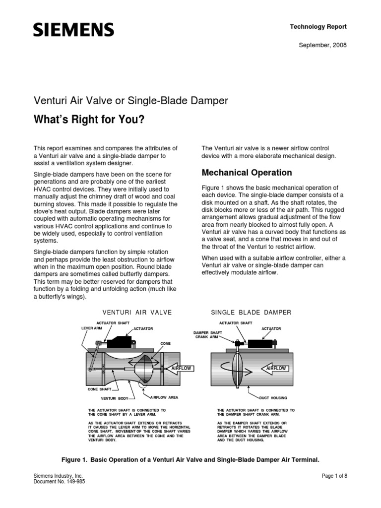 venturi-air-valve-or-blade-damper.pdf | Valve | Duct (Flow)
