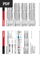 HILTI HST Catalogue Page | PDF | Concrete | Steel