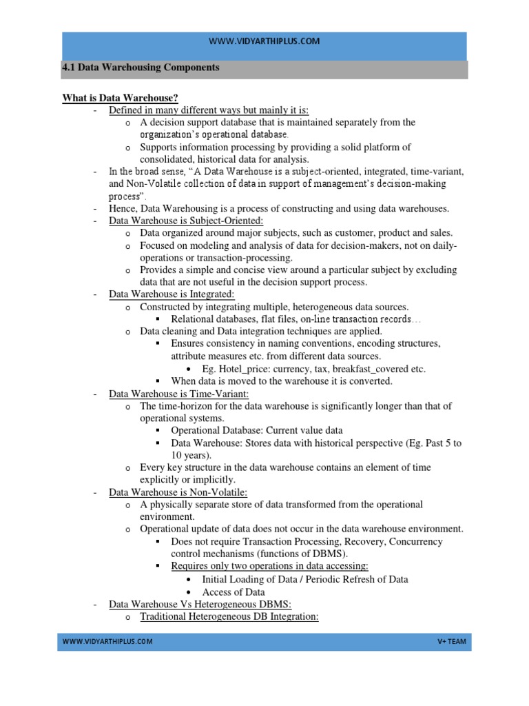 DWM Unit-IV | PDF | Data Warehouse | Database Index
