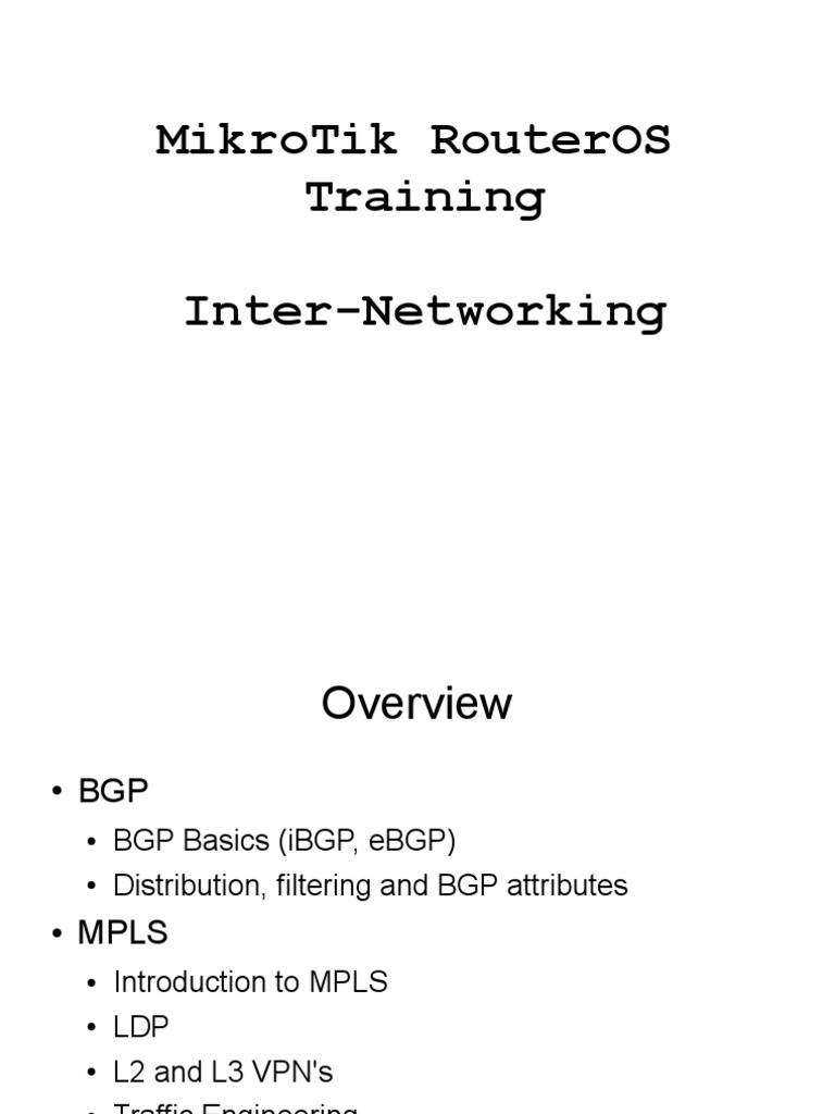 MTCINE Training Material PDF | PDF | Multiprotocol Label Switching | Networking