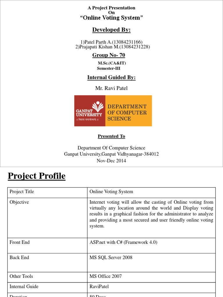 Online Voting System | PDF | Electronic Voting | Operating System