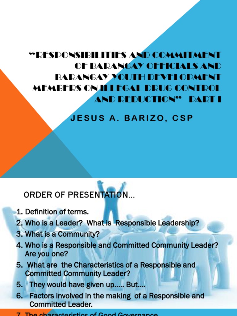 Community Leadership Part1 | PDF | Governance | Community