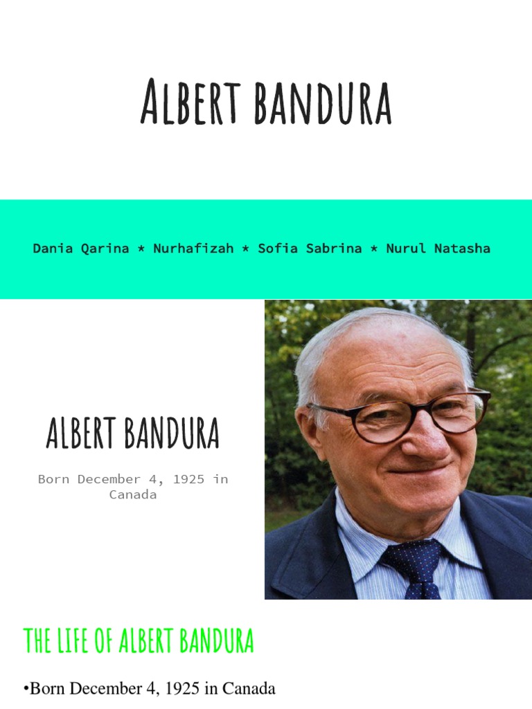Albert Bandura's Contributions to Social Learning Theory | PDF ...