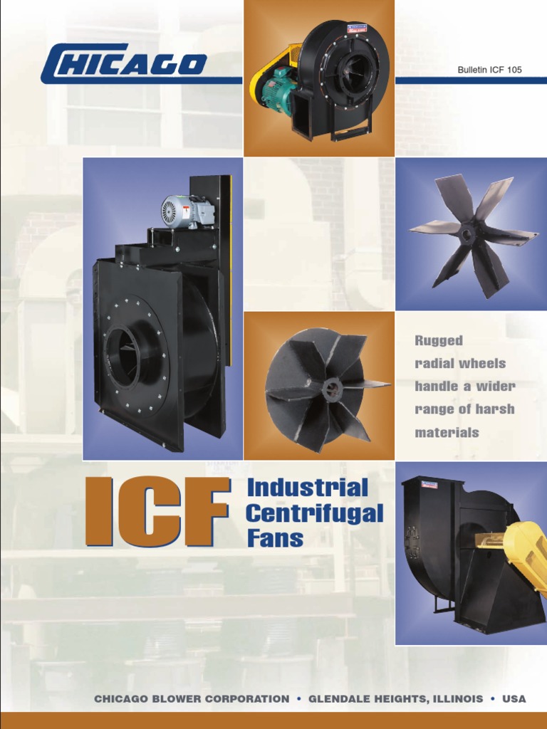 Catálogo Ventiladores Chicago Blowers | PDF | Manufactured Goods ...