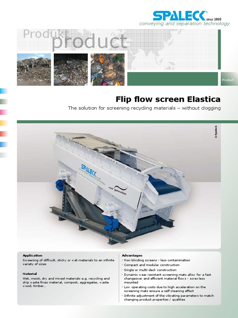 Flip Flow Screen | PDF | Industries | Materials