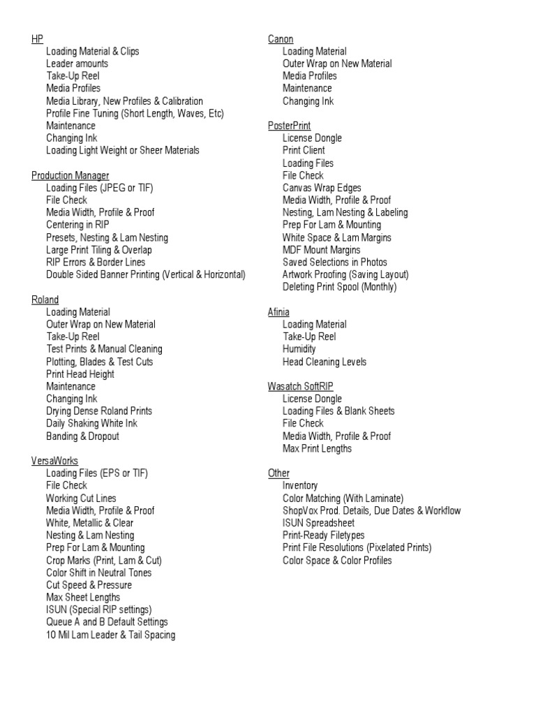 Production Manager Training Topics | PDF | Media Technology | Art Media