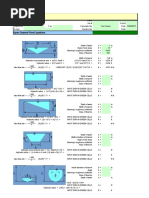 Trapezoidal Open Channel Design Calculations | PDF | Equations ...