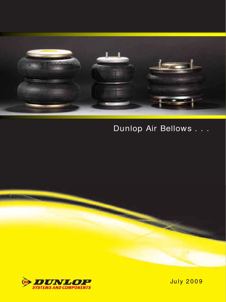 Dunlop Air Bellows Data Sheets | PDF | Pressure | Semi Trailer Truck