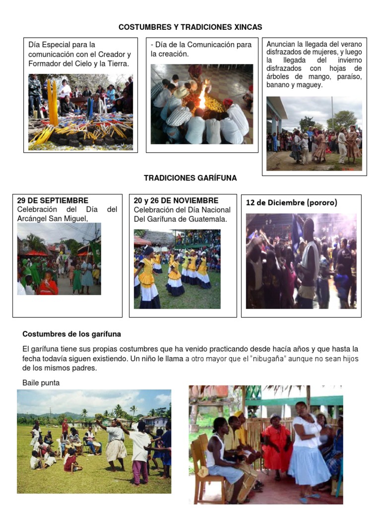 Costumbres y Tradiciones Xincas | PDF