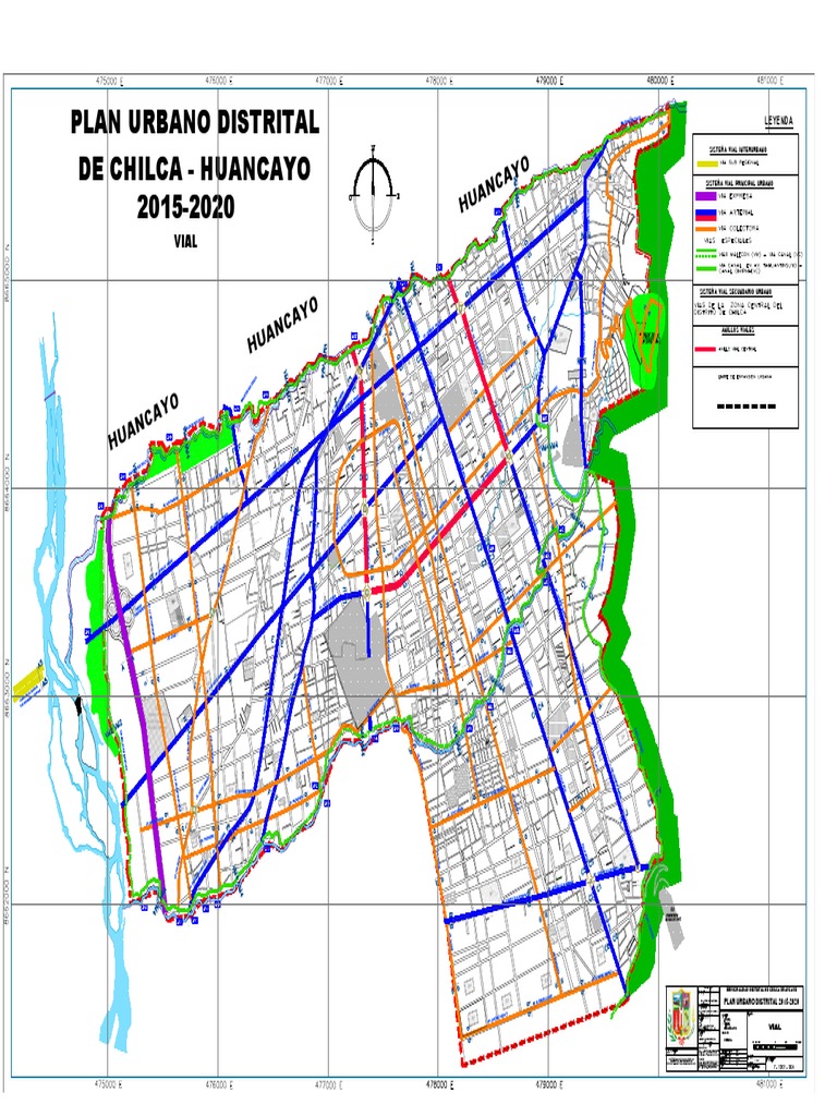 Plano Vial de Chilca-Huancayo | PDF