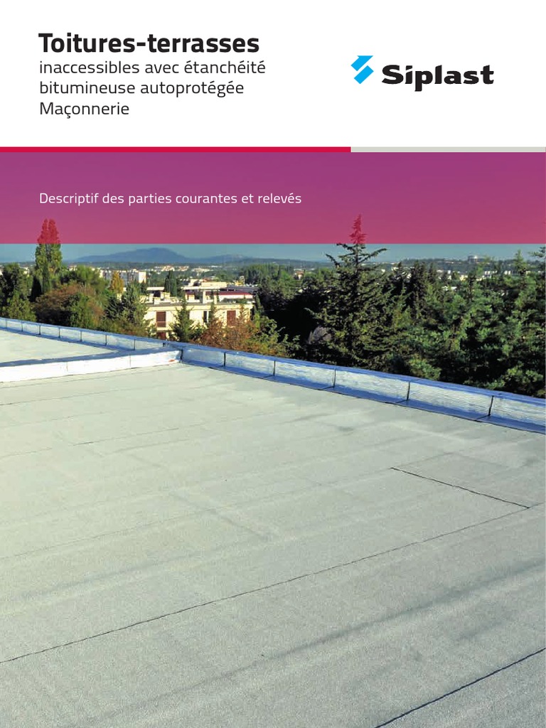 Toitures Terrasses Autoprotegee Maconnerie Fascicule | PDF | Matériaux | Science