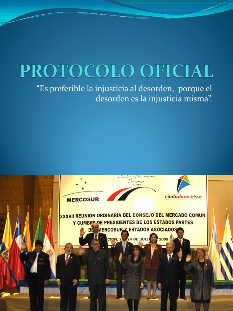 ID2-262 Disertante Luis Caballero Protocolo Oficial | PDF | Gobierno ...