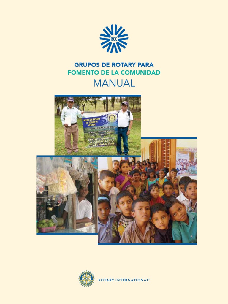 Manual de Grupos Rotary para Comunidades | PDF | Comunidad | Presupuesto