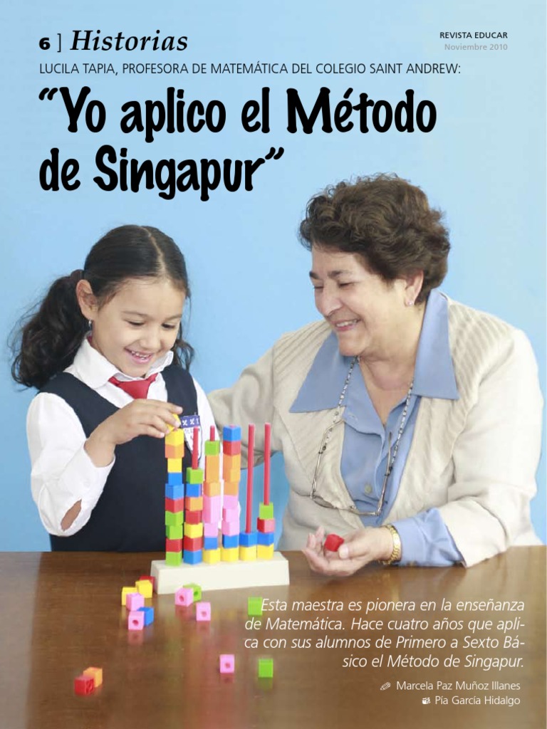 Metodo Singapur PDF | PDF | Enseñanza de matemática | Maestros