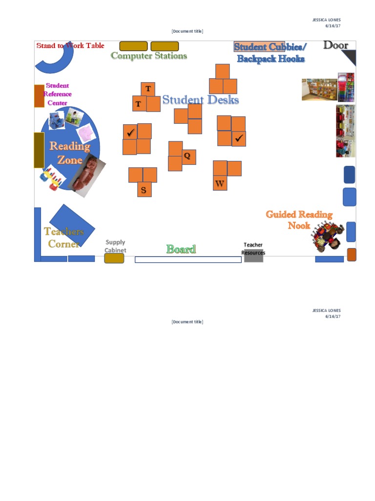 Classroom Layout Activity 1 | PDF