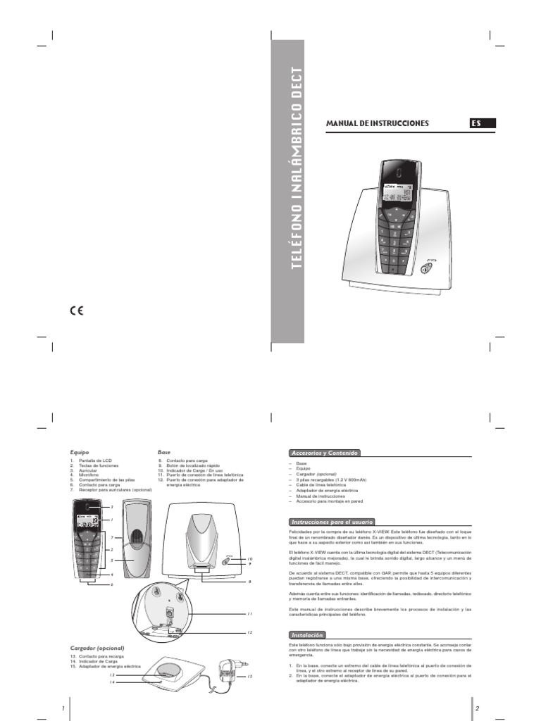 CT7160 Spanish Manual 1 PDF | PDF | Teléfono | Memoria del ordenador