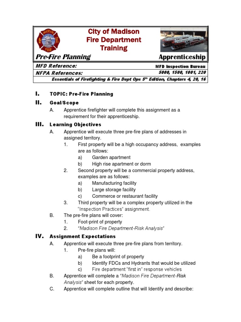 11 Pre Fire Planning | PDF | Firefighting | Fire Sprinkler System