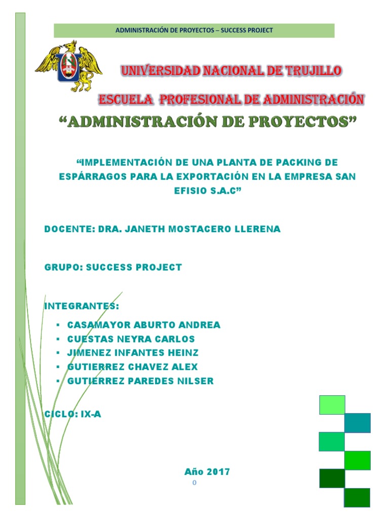 Cedula de Proyecto y Solicitud de Propuesta | PDF | Mercado (economía) | Exportaciones