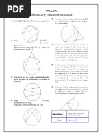 Lineas Asociadas A La Circunferencia | PDF | Circulo | Geometría Elemental